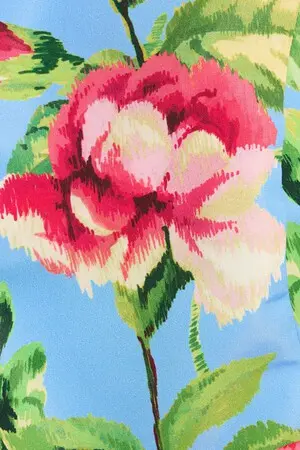 Carolina Herrera Floral-print Faille Midi Dress
