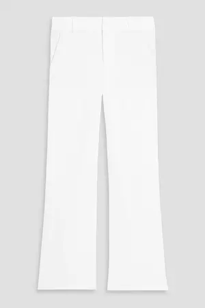 ALICE + OLIVIA Quinn Flared Linen-Blend Pants