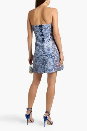 Alice + Olivia Violet Strapless Mini Dress