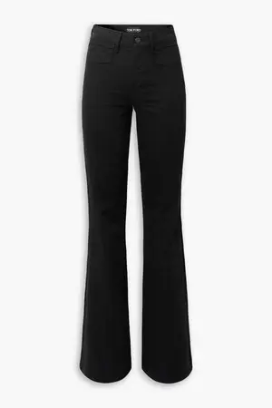 TOM FORD Mid-rise Flared Jeans - Black