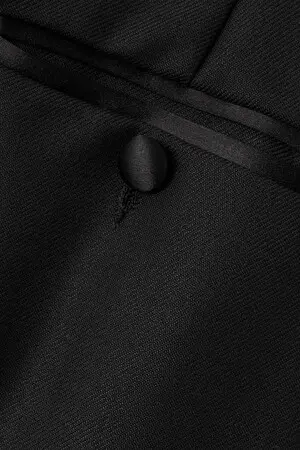 TOM FORD Satin-trimmed Wool-blend Flared Pants