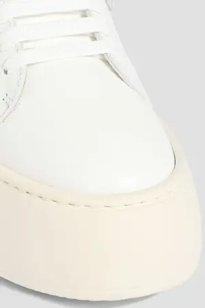 GIUSEPPE ZANOTTI Leather Platform Sneakers