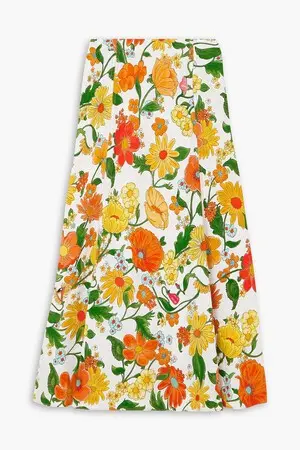 Floral Midi Skirts