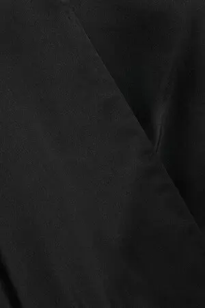 3.1 Phillip Lim Wrap-effect Satin Top - Black