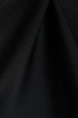 Another Tomorrow Satin-crepe Midi Skirt - Black