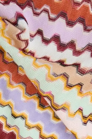 Missoni Crochet-knit Cotton-blend Mini Dress - Multicolor