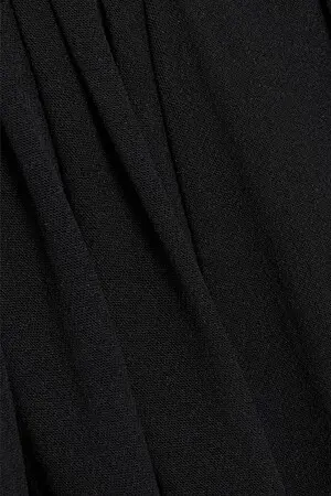 Philosophy Di Lorenzo Serafini Asymmetric Pleated Mesh Midi Skirt
