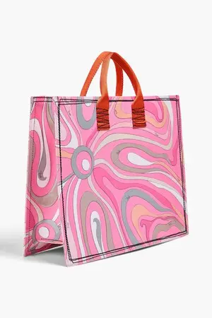 Emilio Pucci Printed Twill Tote