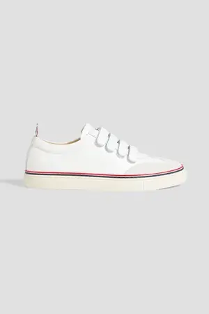 Thom Browne Suede And Leather Sneakers
