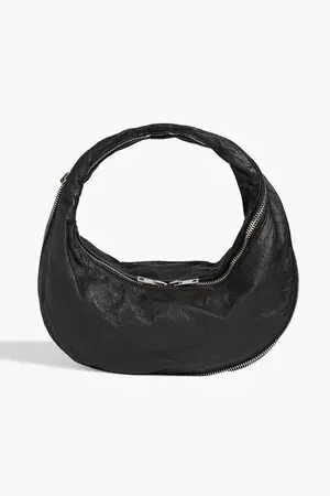 Alexander Wang Twyst Crinkled Leather Tote - Black