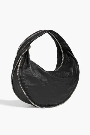 Alexander Wang Twyst Crinkled Leather Tote - Black