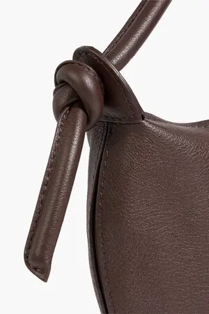 MANSUR GAVRIEL Mini Fortuna Leather Shoulder Bag - Chocolate