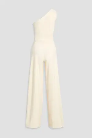 Chiara Boni La Petite Robe One-shoulder Stretch-jersey Wide-leg Jumpsuit