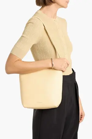 MANSUR GAVRIEL Small Pebbled Leather Cabas Tote