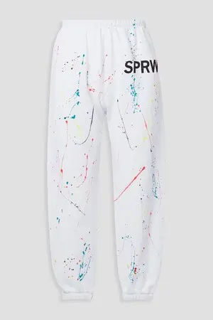 Sprwmn Printed French Terry Track Pants