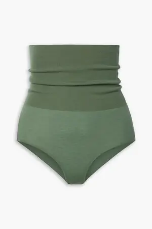 CORTANA Cashmere Highrise Briefs - Sage Green