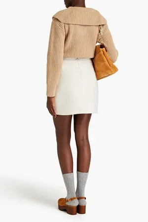 Sandro Cotton-blend Tweed Mini Skirt