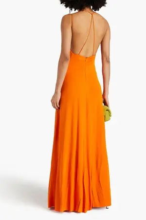 Victoria Beckham Cutout Jersey Maxi Dress