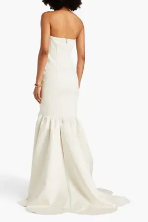 Remain Birger Christensen Strapless Satin-twill Gown