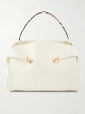 FERRAGAMO Hug Medium Leather Tote