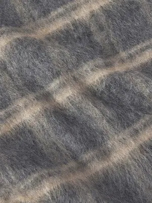 Brunello Cucinelli Checked Brushed-knit Scarf