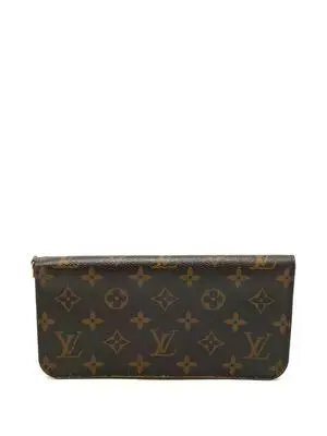 LOUIS VUITTON 2012 X Yayoi Kusama Monogram Canvas Zip Wallet - Brown
