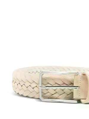 Canali Braided Belt - Neutrals