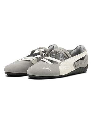 Pink Puma Speedcat Suede Ballet Flats - Beige