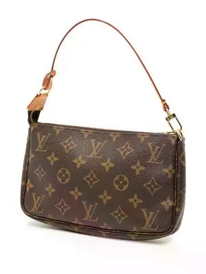 LOUIS VUITTON 2003 Monogram Pochette Accessoires - Brown