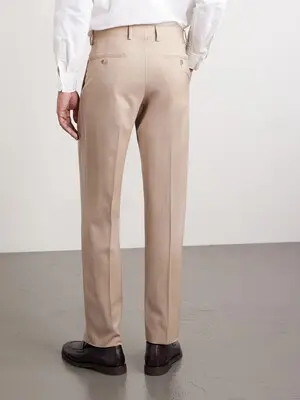 LARDINI Straight-leg Virgin Wool Suit Trousers