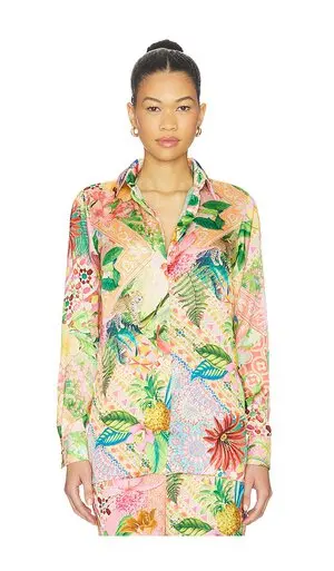 Luli Fama Printed Blouse