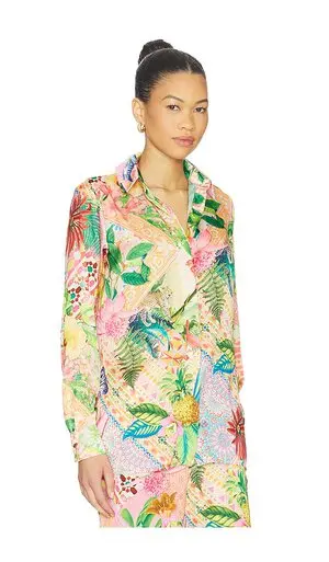 Luli Fama Printed Blouse