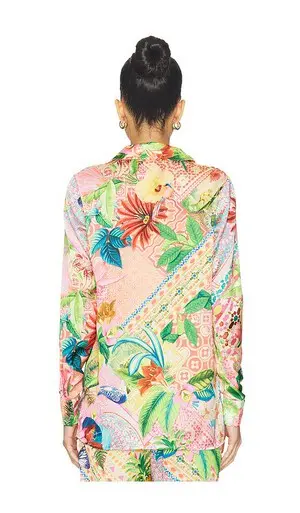 Luli Fama Printed Blouse