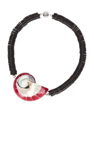 JULIETTA Odessa Necklace - Brown & Red