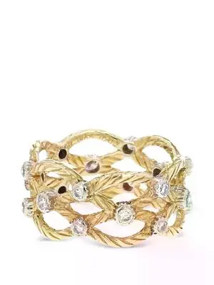 Buccellati 1980s Diamond Ring - Gold