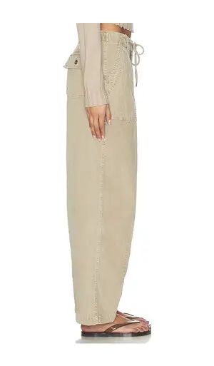 JAMES PERSE Fine Wale Stretch Cord Pant - Overcast
