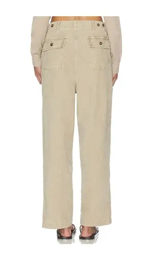 JAMES PERSE Fine Wale Stretch Cord Pant - Overcast