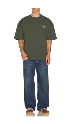 ALLSAINTS Underground Tee In Green