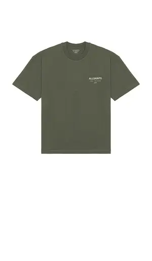 ALLSAINTS Underground Tee In Green