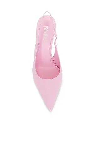 Paris Texas Lidia Slingback Heel - Petal Pink