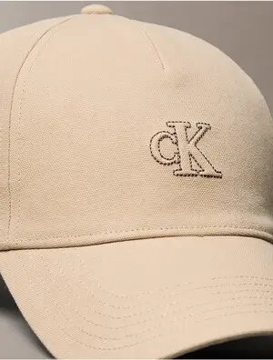 Calvin Klein Canvas Monogram Baseball Cap