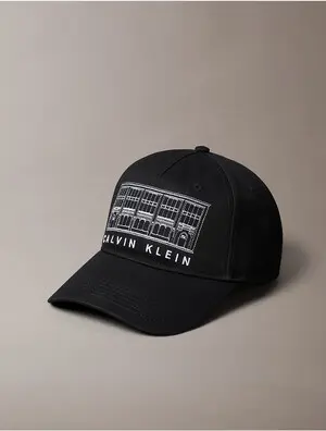 Calvin Klein Logo Graphic Baseball Cap - Black