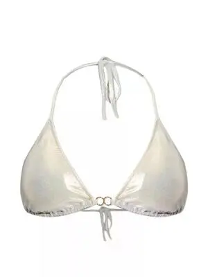 Melissa Odabash Bikini Top With Ring Detail - Neutrals