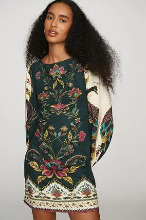 Farm Rio X Len Blend Long-sleeve Mi Dress