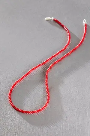TAKARA Aventurine Necklace Red Coral