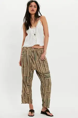 MAGNOLIA PEARL Striped Miner Pants