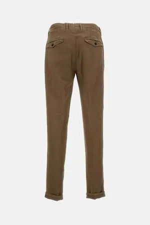 Incotex Tapered Fit Trousers - Brown