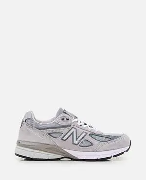 NEW BALANCE 990 Leather Trainers - Grey