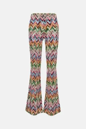 Missoni Lace Zigzag Knit Trousers - Multicolor