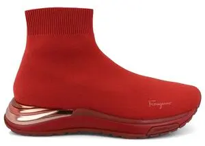 FERRAGAMO Ninette Sock Sneakers - Red